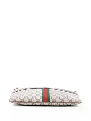 Gucci Ophidia Gg Coated Canvas Large Clutch Bag