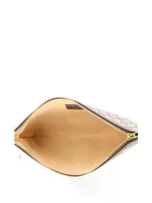 Gucci Ophidia Gg Coated Canvas Large Clutch Bag