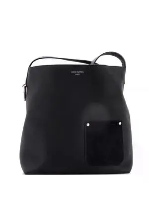 LOUIS VUITTON Verso Touch Calfskin And Suede Hobo Bag
