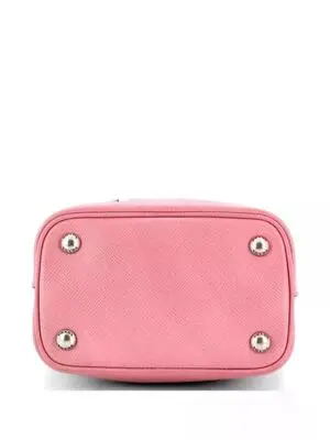 Prada Panier Embellished Saffiano Leather Bucket Bag