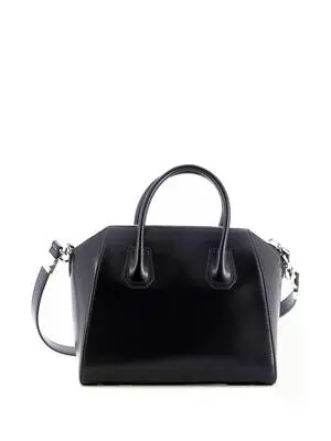 Givenchy Antigona Bag Glazed Leather Small Satchel - Black