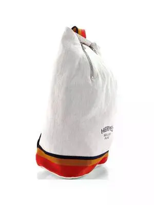 Hermès Cavalier Sling Bag Toile And Nylon Backpack - Blue
