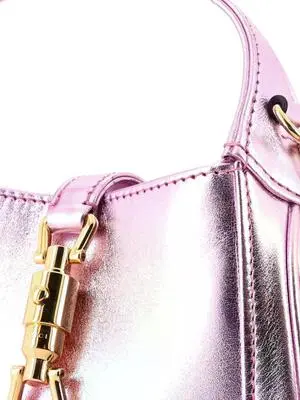 Gucci Jackie 1961 Chain Leather Super Mini Hobo Bag - Metallic