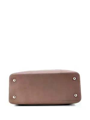 LOUIS VUITTON Capucines Bag Leather Mm Satchel - Neutrals