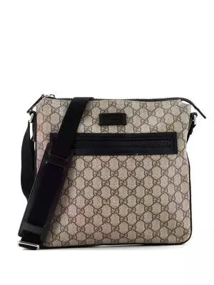 Gucci Gg Coated Canvas Medium Messenger Bag