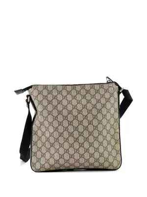 Gucci Gg Coated Canvas Medium Messenger Bag