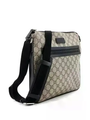 Gucci Gg Coated Canvas Medium Messenger Bag