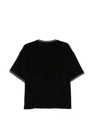 We11Done Teddy Bear Print T-shirt - Black
