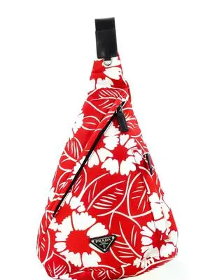Prada Tessuto Zip Sling Backpack