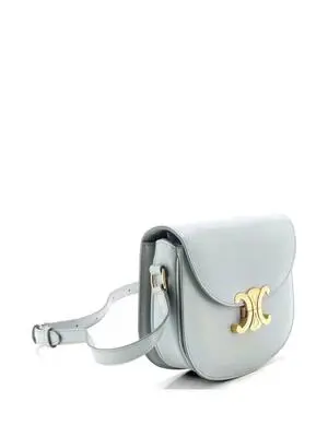 Celine Triomphe Besace Clea Shoulder Bag - Blue
