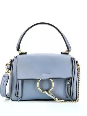 Chloé Faye Mini Shoulder Bag - Blue
