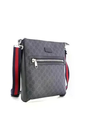 Gucci Gg Coated Canvas Messenger Bag