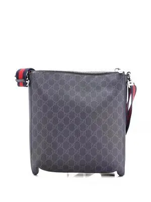 Gucci Gg Coated Canvas Messenger Bag