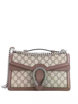 Gucci Dionysus Gg Coated Canvas Small Satchel - Brown