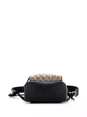 Gucci Printed Gg Coated Canvas Small Backpack