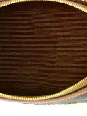 Celine Embroidered Triomphe Coated Canvas Shoulder Bag - Brown