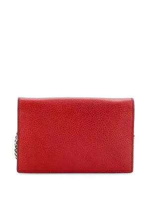Gucci Interlocking Wallet On Chain Leather Crossbody Bag