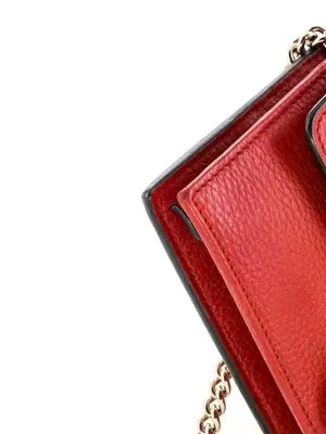Gucci Interlocking Wallet On Chain Leather Crossbody Bag