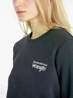 Wrangler Logo-print Crew Neck Sweatshirt