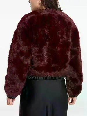 Desigual Faux Fur Zip-up Jacket
