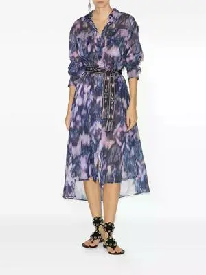 MARANT ETOILE Eliane Printed Shirt Dress