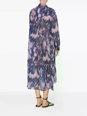MARANT ETOILE Eliane Printed Shirt Dress