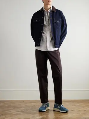 Nn07 Quinsy 50070 Checked Organic Cotton-poplin Shirt