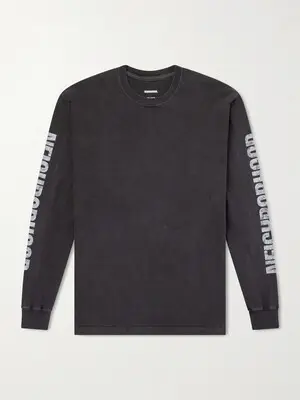 NEIGHBORHOOD Logo-print Cotton-jersey T-shirt