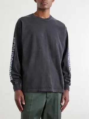 NEIGHBORHOOD Logo-print Cotton-jersey T-shirt