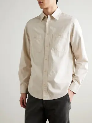 Nn07 Colby 50065 Organic Cotton And Hemp-blend Shirt