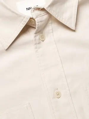 Nn07 Colby 50065 Organic Cotton And Hemp-blend Shirt
