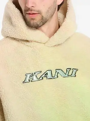 KARL KANI Teddy Hoodie - Neutrals