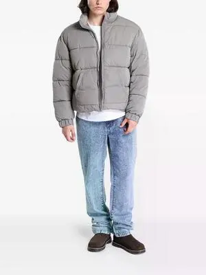 URBAN CLASSICS Cropped Puffer Jacket With High Neck