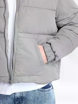 URBAN CLASSICS Cropped Puffer Jacket With High Neck