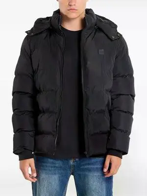 URBAN CLASSICS Logo Patch Padded Jacket