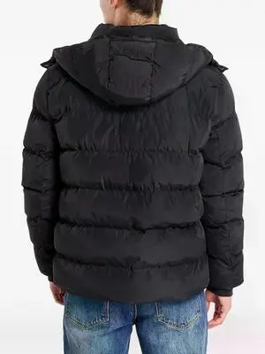URBAN CLASSICS Logo Patch Padded Jacket
