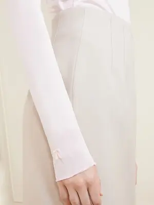 THE PARK Dakota Lyocell Turtleneck Top