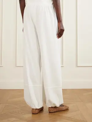 Stella McCartney Embellished Cotton-crepe Balloon Pants