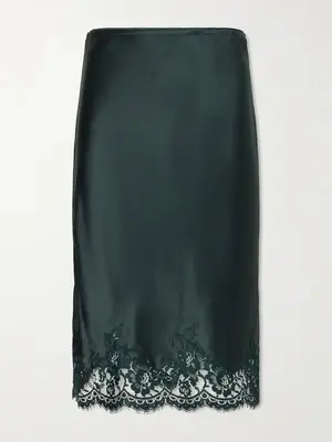 Green Lace Skirts