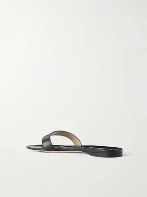 CHRISTEN Helix Leather Thong Sandals
