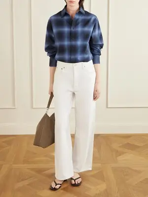 Matteau Checked Cotton-flannel Shirt