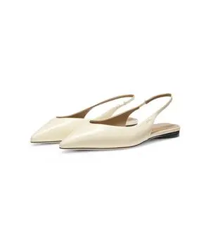 BOSS Leather Slingback Pumps With Center Seam