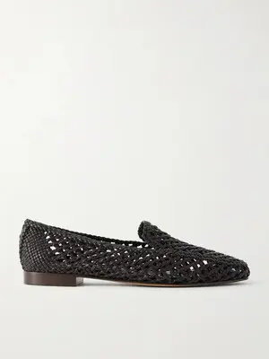 LE MONDE BERYL Le Monde Beryl Woven Leather Loafers