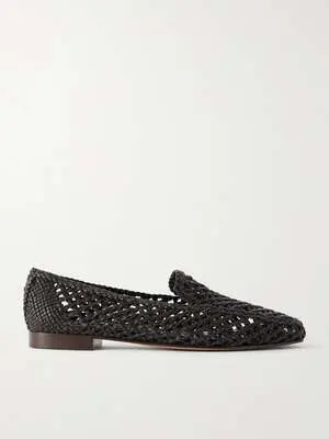 Le Monde Beryl Le Monde Beryl Woven Leather Loafers Chocolate