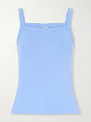 FLORE FLORE May" Organic Cotton Tank Top - Blue