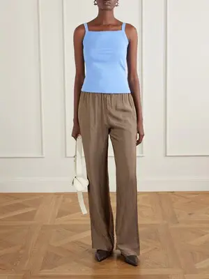 FLORE FLORE May" Organic Cotton Tank Top - Blue