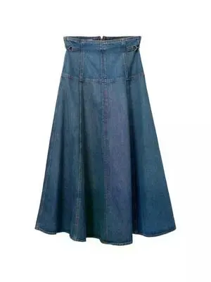 Ulla Johnson The Brigette Midi Skirt - Blue