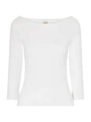 FLORE FLORE Steffi Ribbed Organic Cotton-jersey T-shirt - White