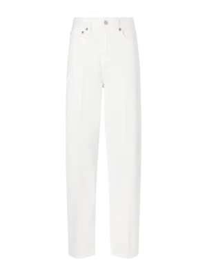 AGOLDE 80s High-waist Straight-leg Jeans - White