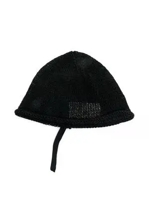FORME D'EXPRESSION Knitted Mesh Beanie Hat
